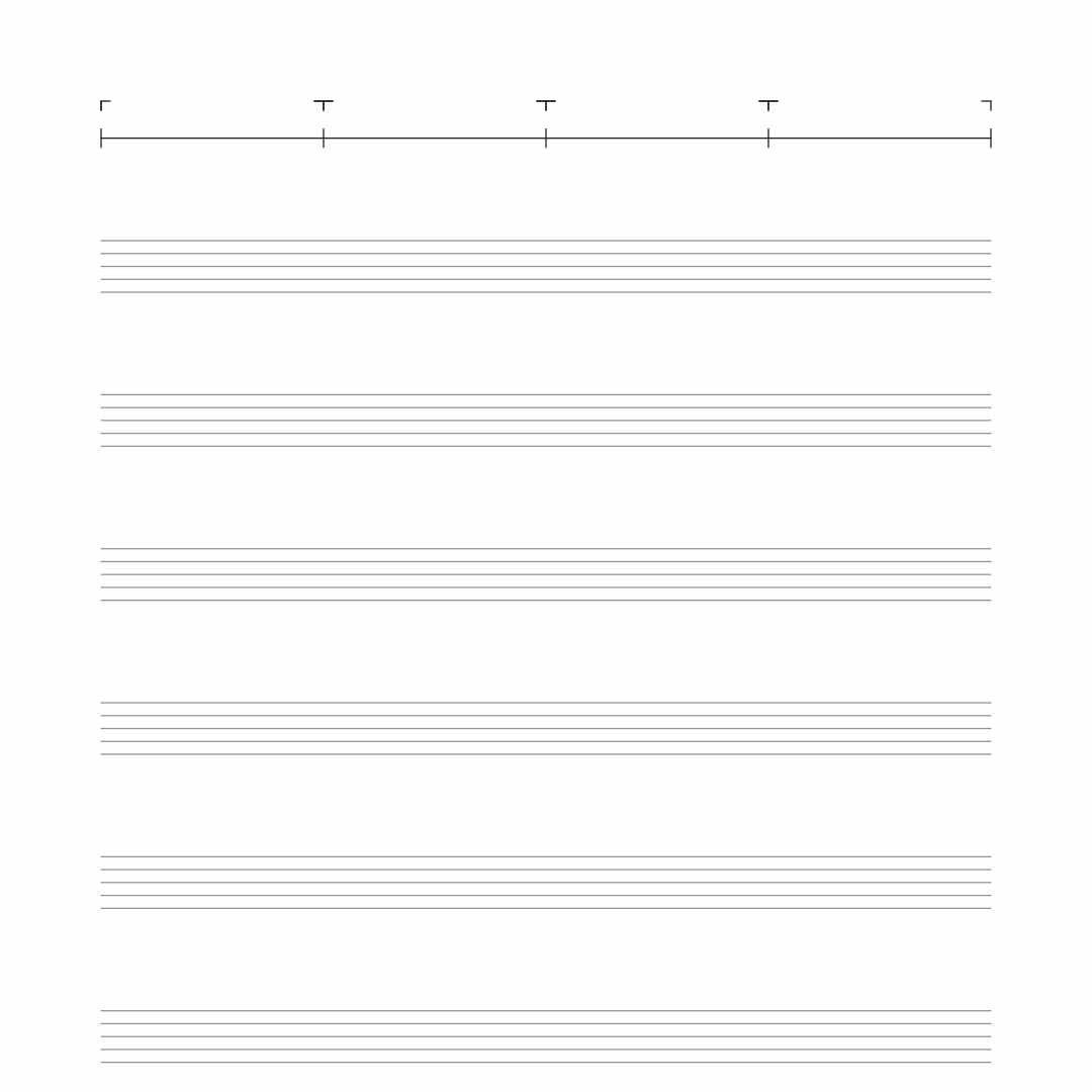 Novel STAVES // A5 Music Paper Discbound Notebook Refill - Etsy