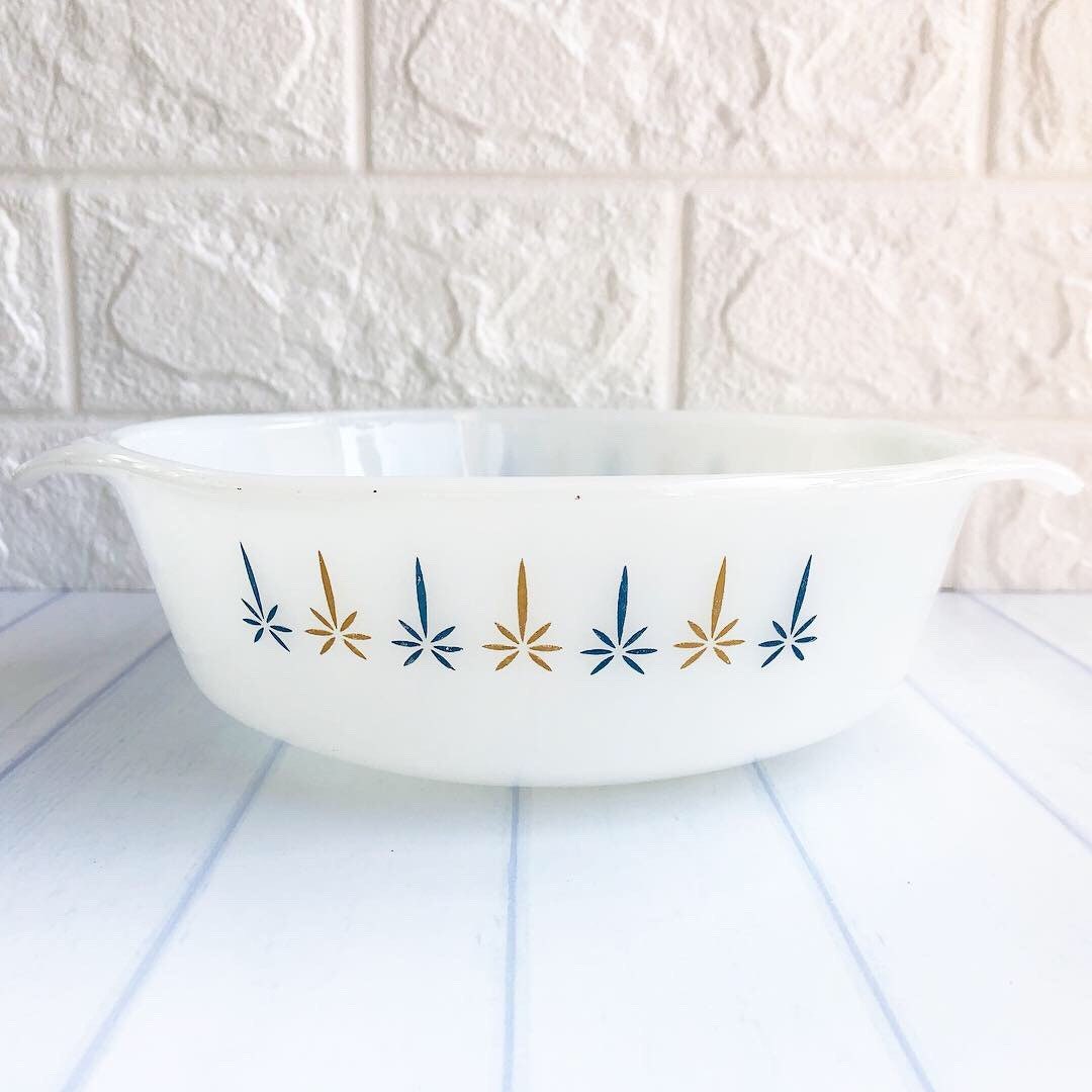 Vintage Fire King 1 Quart Casserole Dish by Anchor Hocking - Etsy