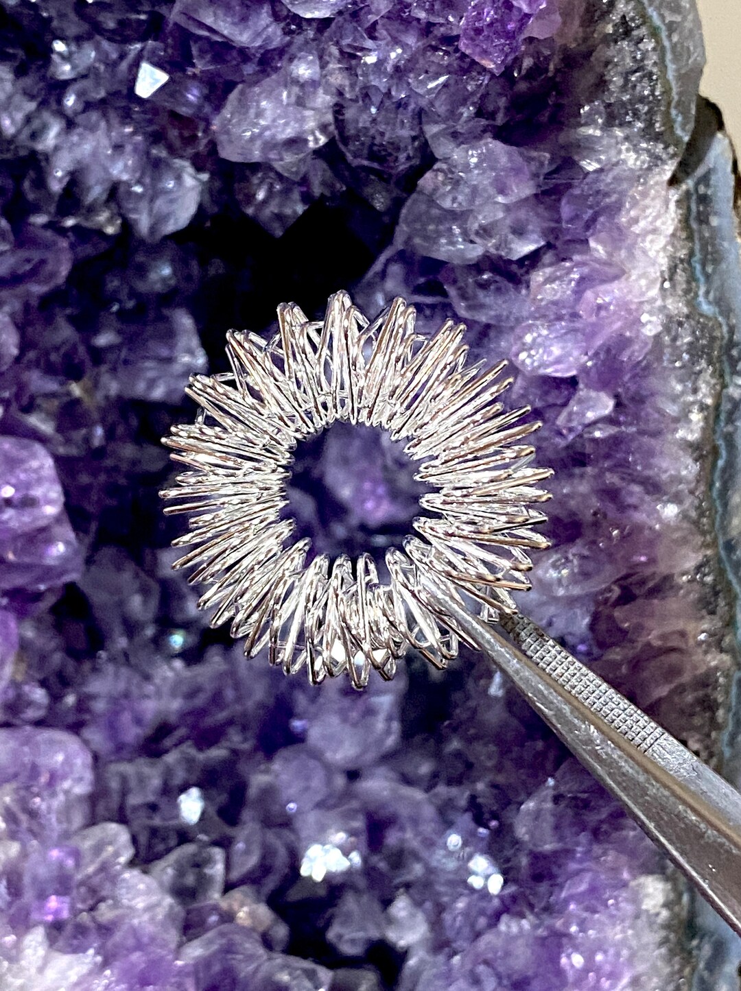 Stainless Steel Acupuncture Rings for Relaxation and Reflexology 1 Pc ...