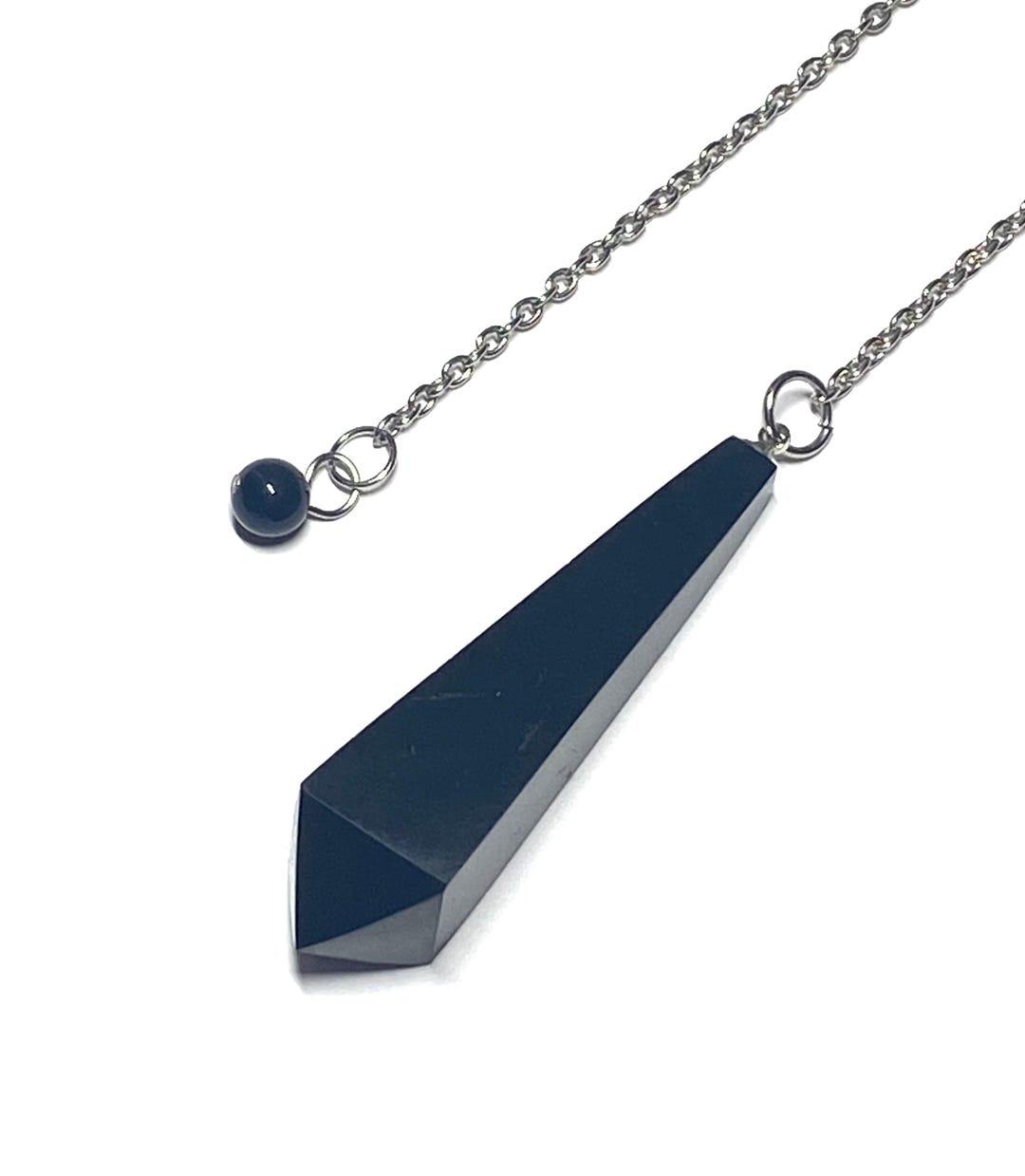 Handcrafted Shungite Pendulum, Natural Crystal Pendulums, Yes No ...