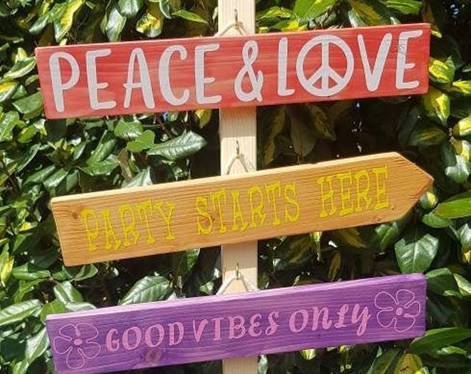 Set of 4 Festival Themed Signs - Etsy UK