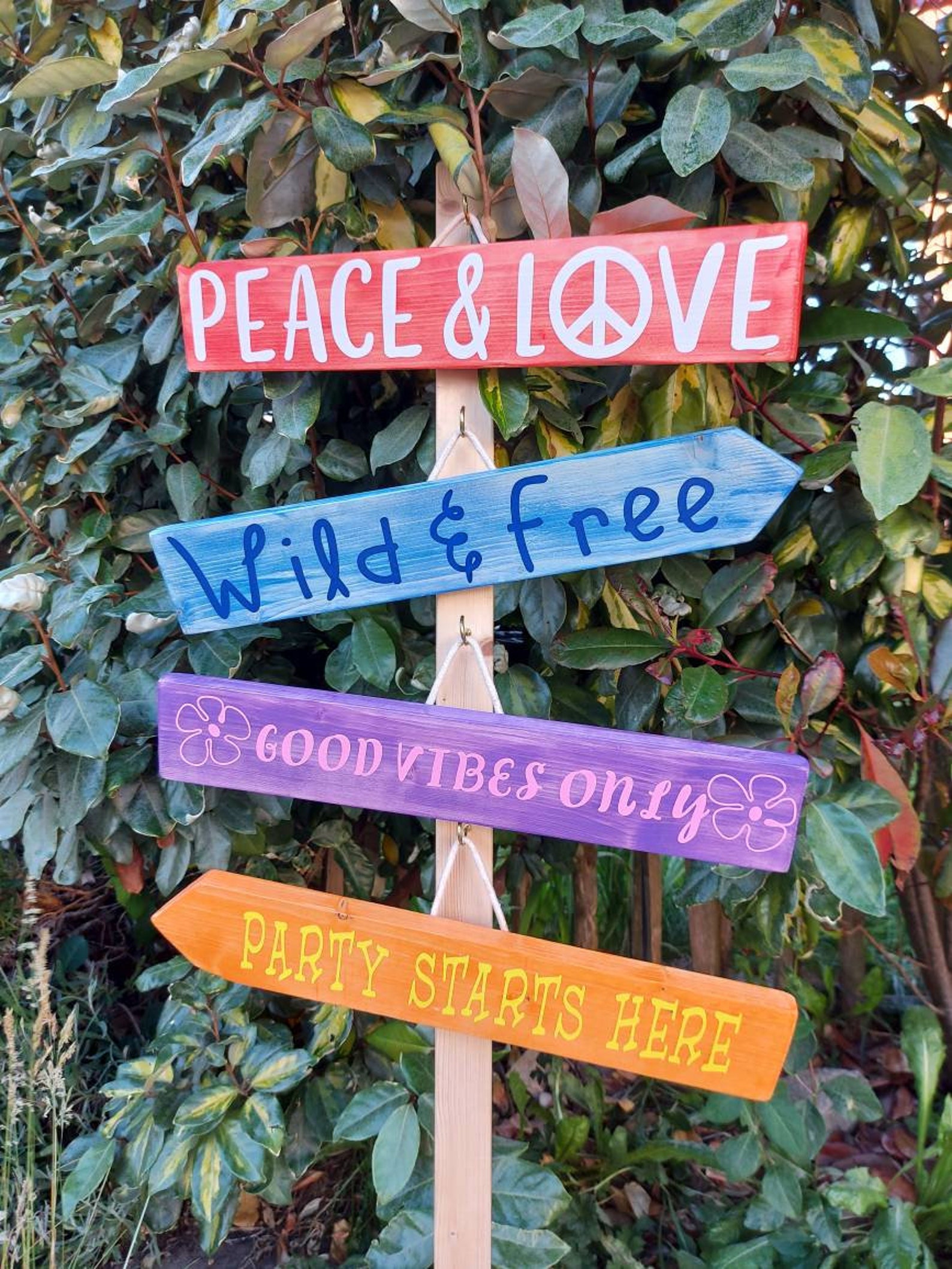 Set of 4 Festival Themed Signs - Etsy UK