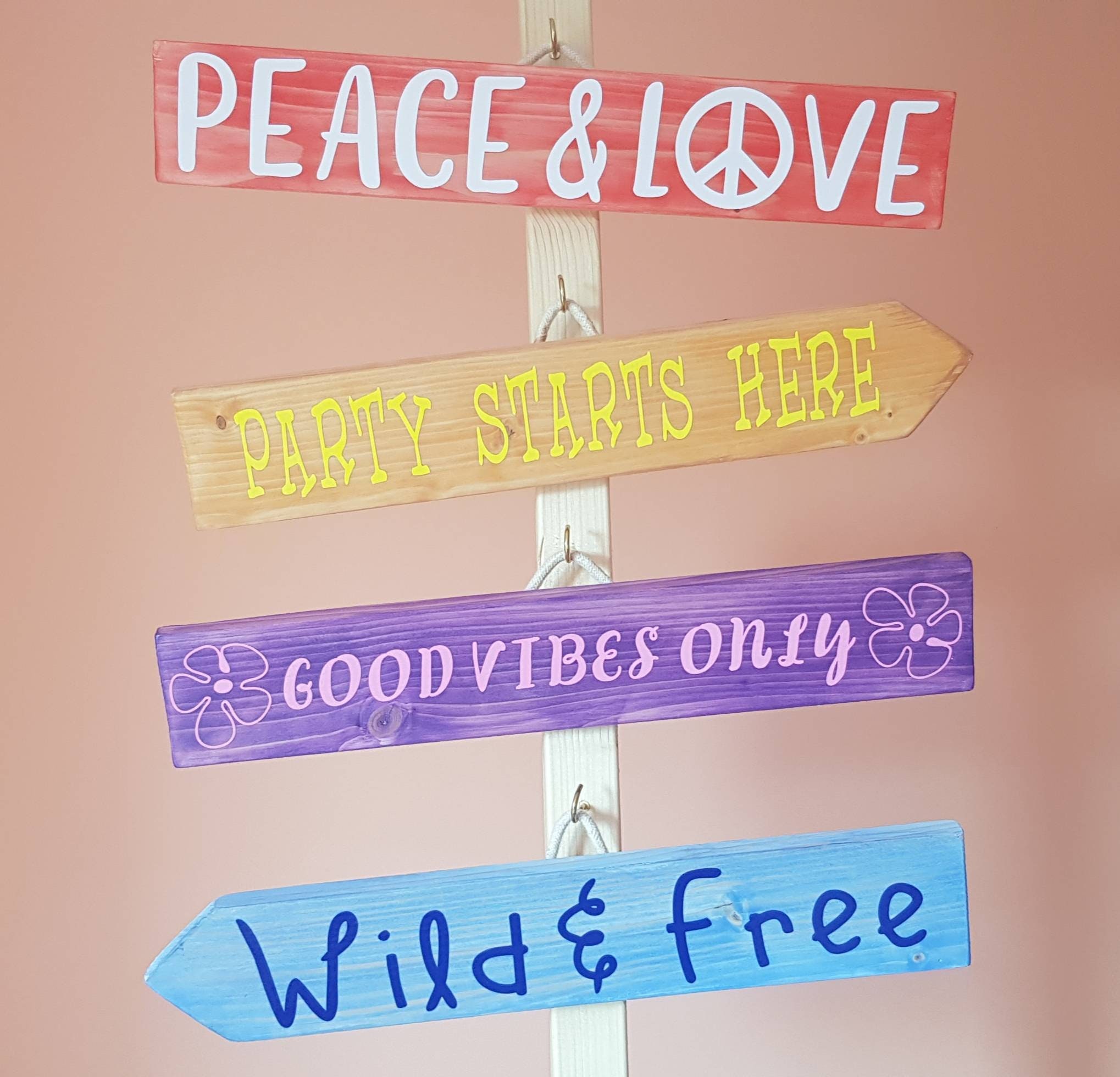 Set of 4 Festival Themed Signs - Etsy UK