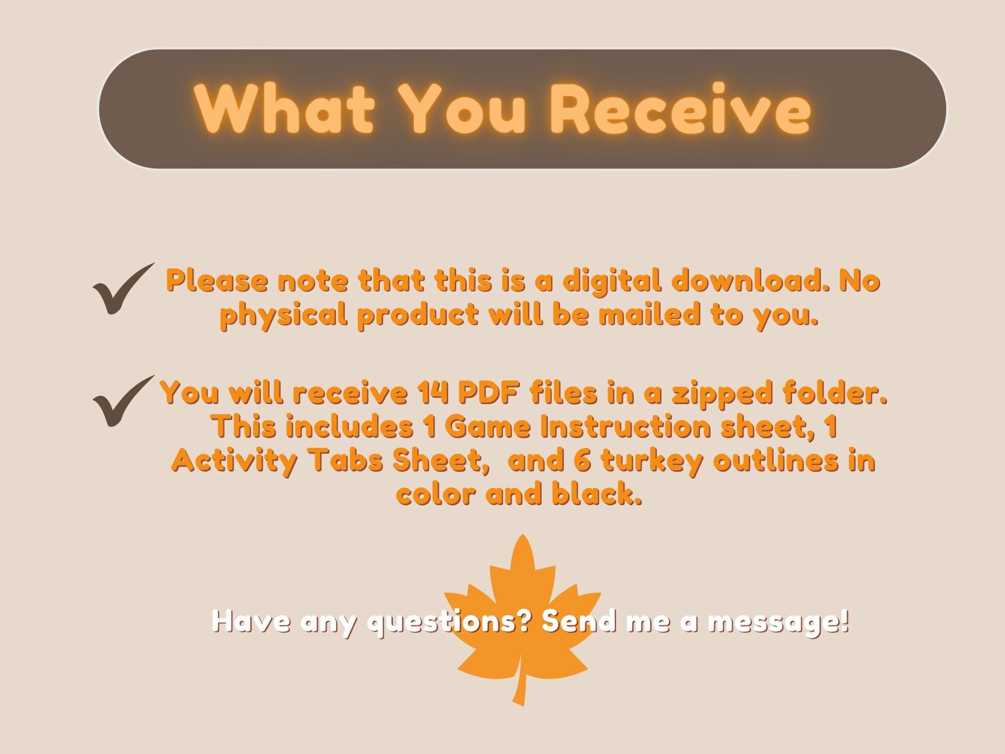 Musical Turkeys, Downloadable Game, Family Games, Thanksgiving ...