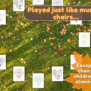 Musical Turkeys, Downloadable Game, Family Games, Thanksgiving ...