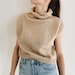 Knitting Pattern | the Matilda | Lightweight Classic Sleeveless Roll ...