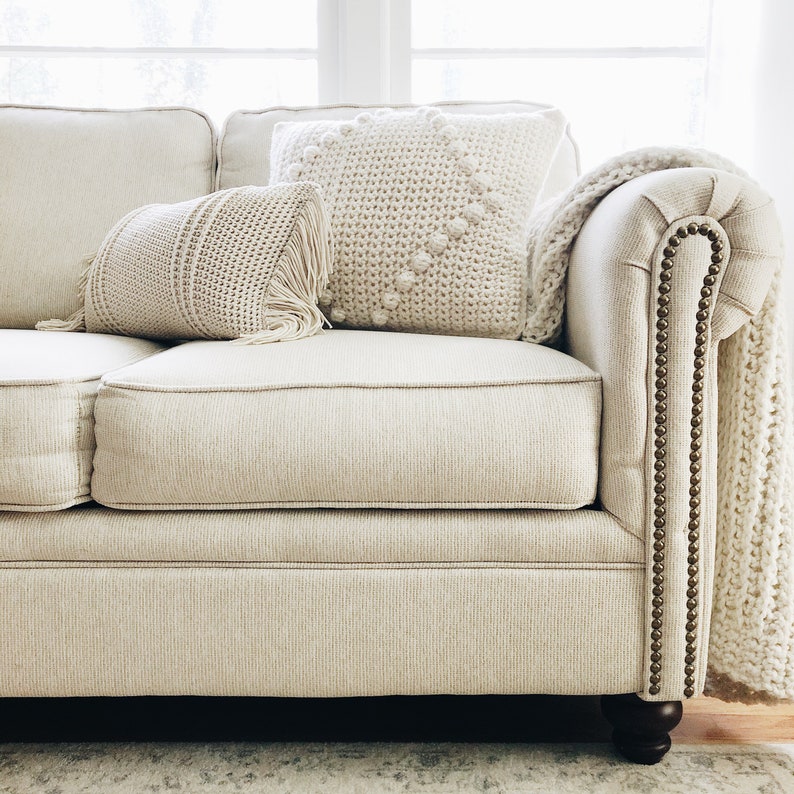 Crochet Pattern | the Hadley | Modern Boho Oblong Rectangle Pillow ...