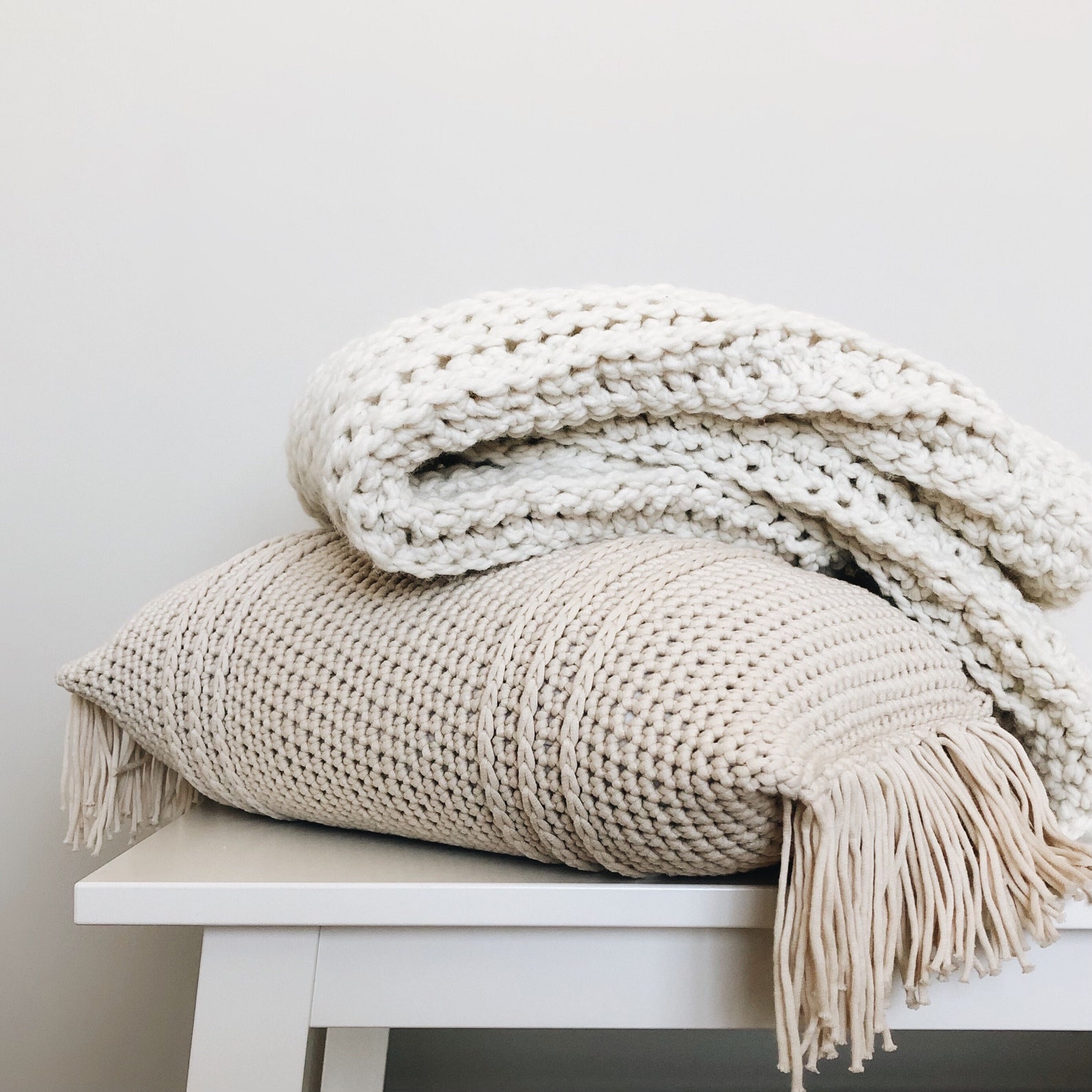 Crochet Pattern | the Hadley | Modern Boho Oblong Rectangle Pillow ...