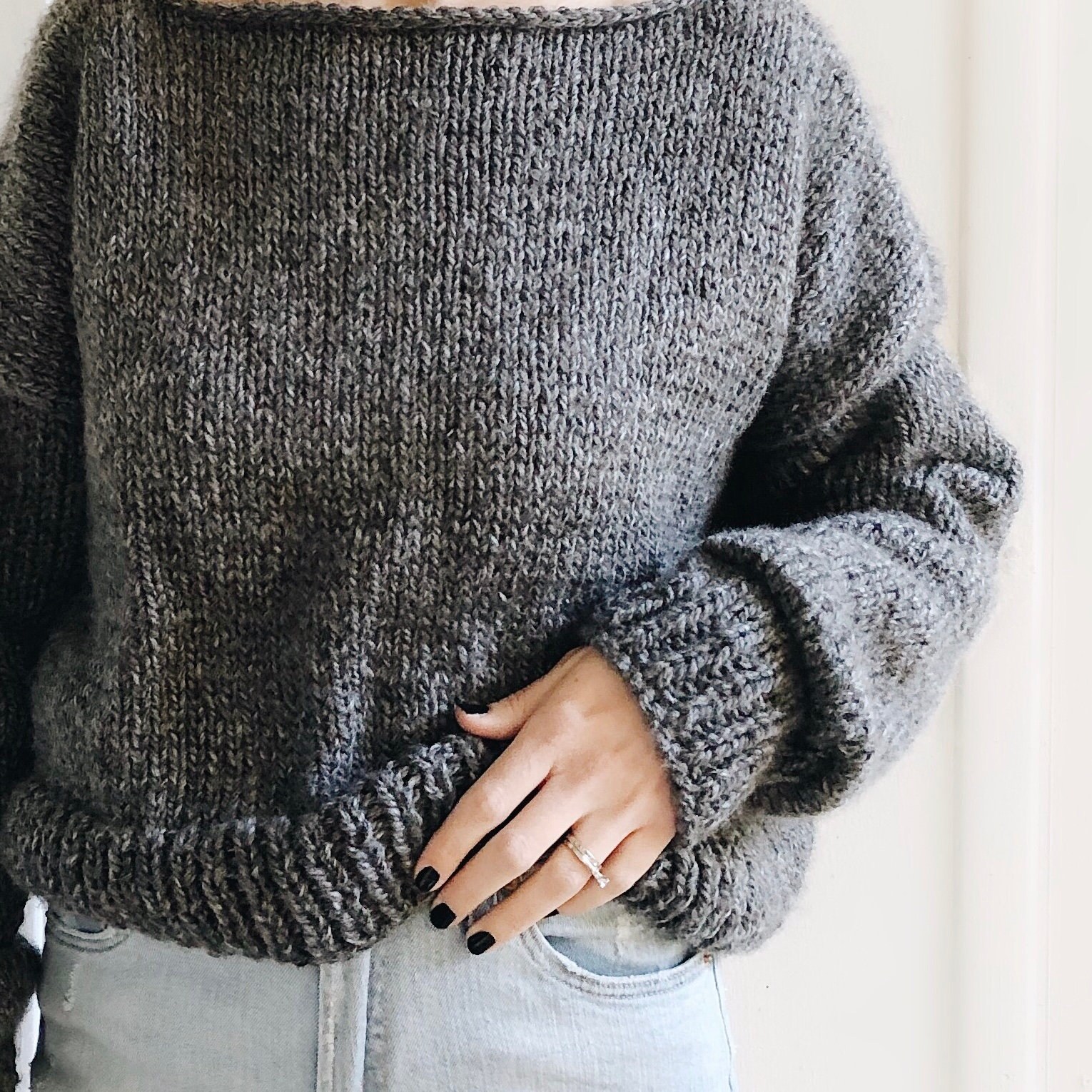 Knitting Pattern the Aurie Modern Chunky Oversized Knit | Etsy