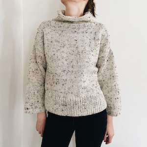 Knitting Pattern | the Chelsea | Modern Lightweight Roll Neck Knit ...