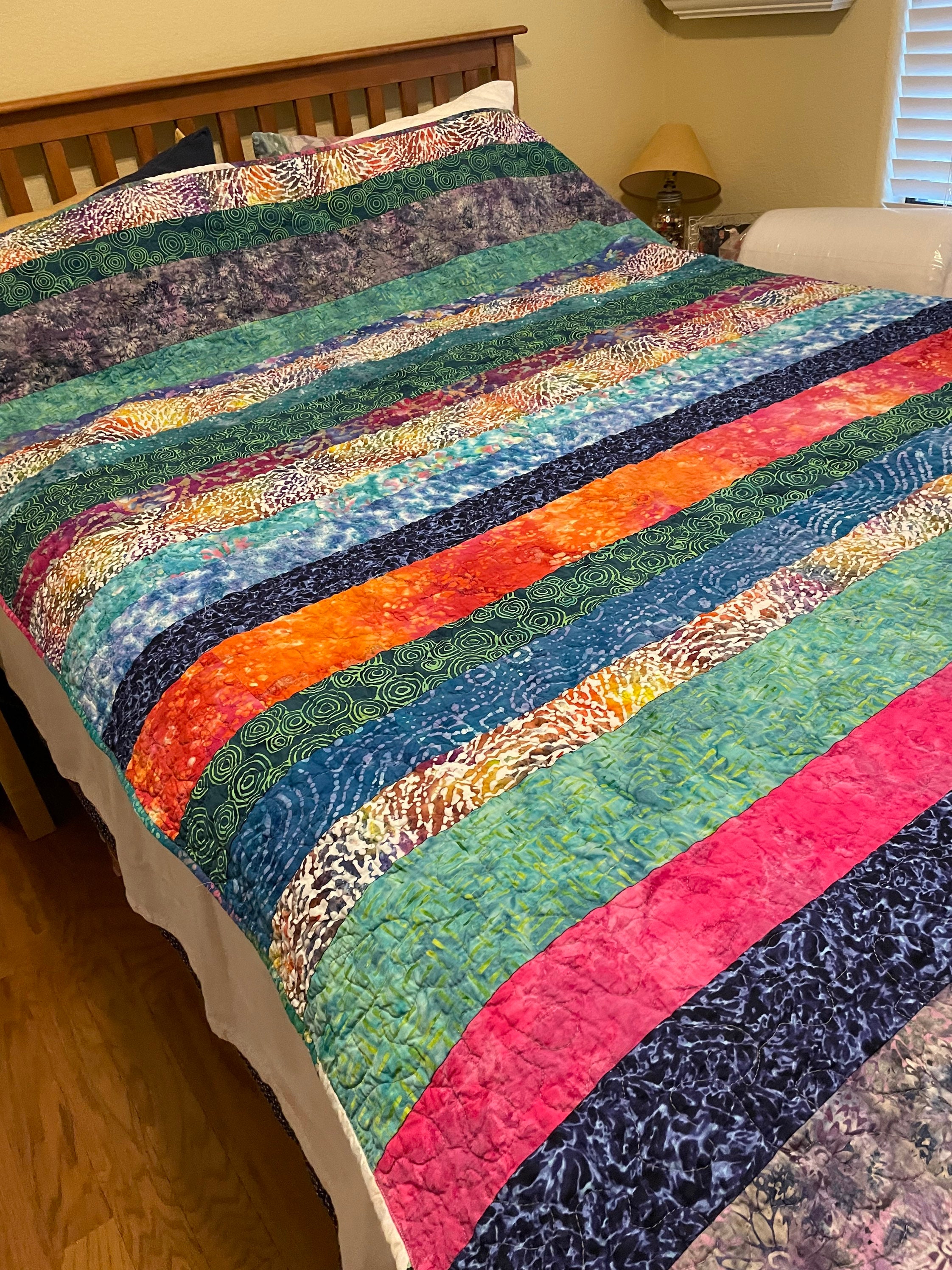 Batik Triangles - Etsy