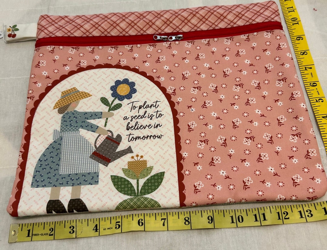 Zippered Padded Bags With Flower Themes - Etsy