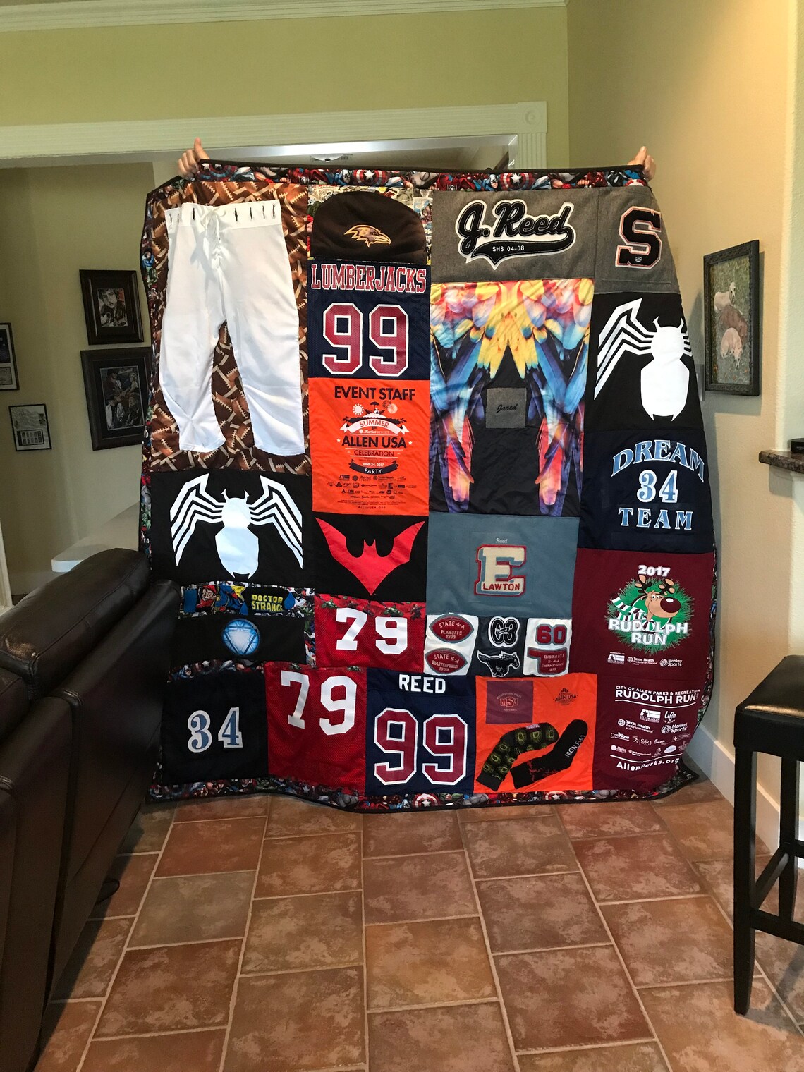 Memory Quilts, Custom Made With Your Mementos - Etsy