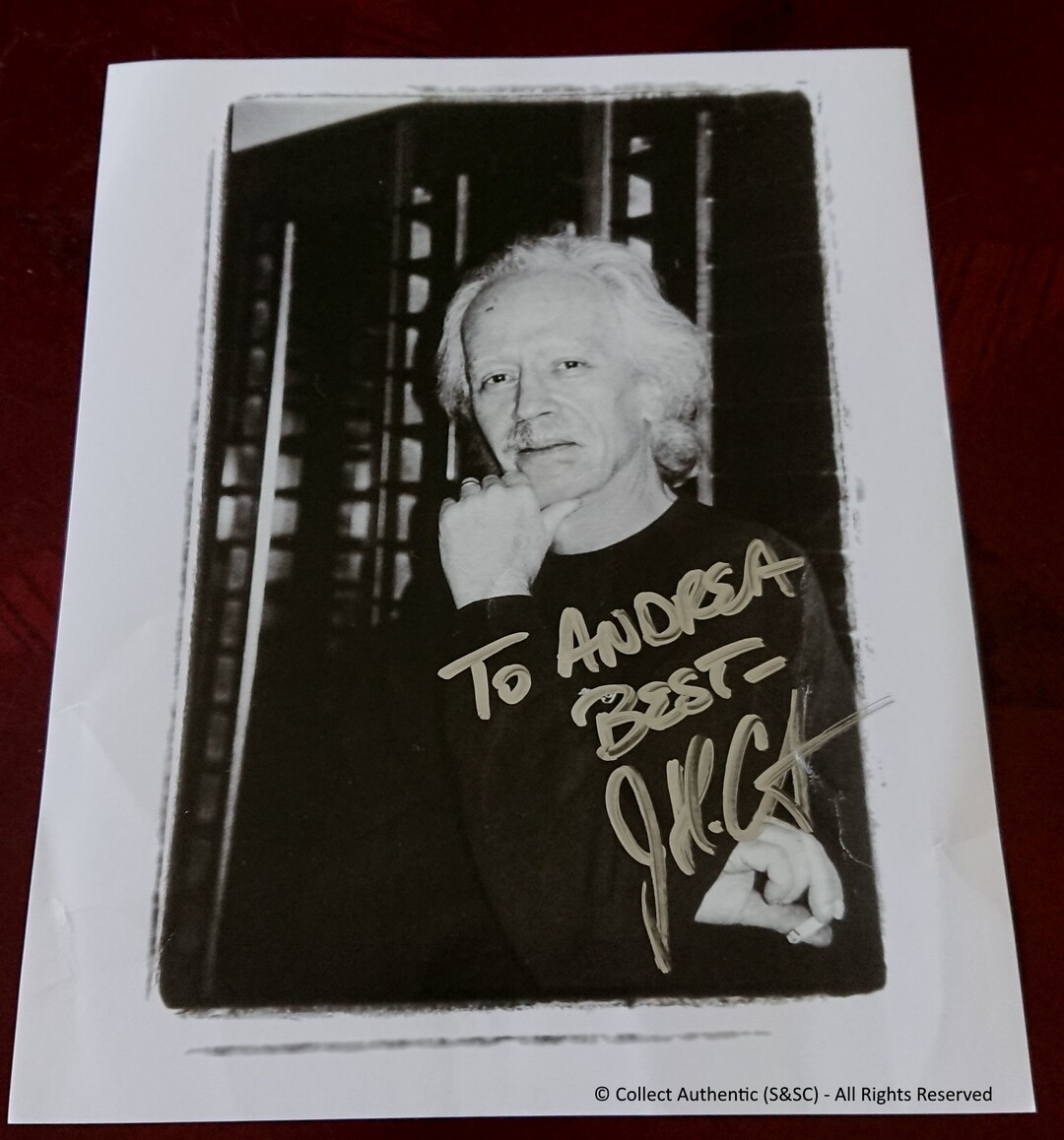 John Carpenter Autographed Glossy 8x10 Photo - COA #JC58840 - Etsy