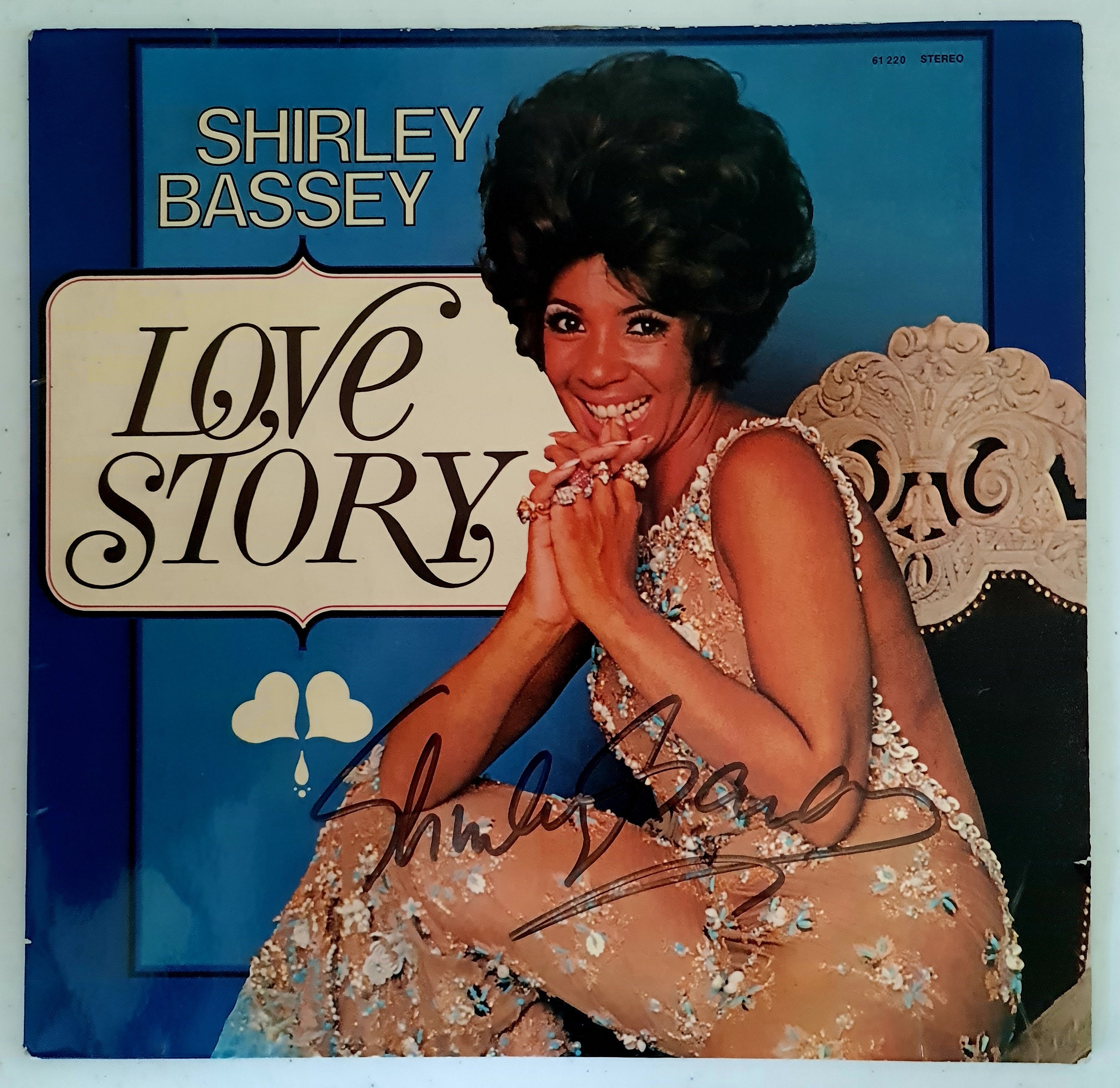 Shirley Bassey Autographed Love Story Coa Sb58972 Etsy