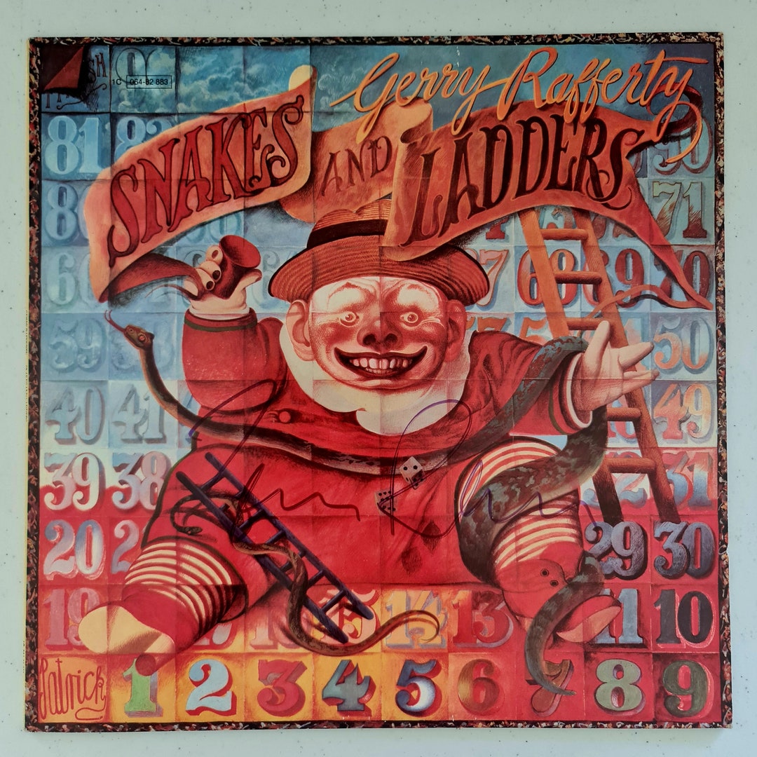 Gerry Rafferty Autographed 'snakes and Ladders' LP COA #GR55589 - Etsy