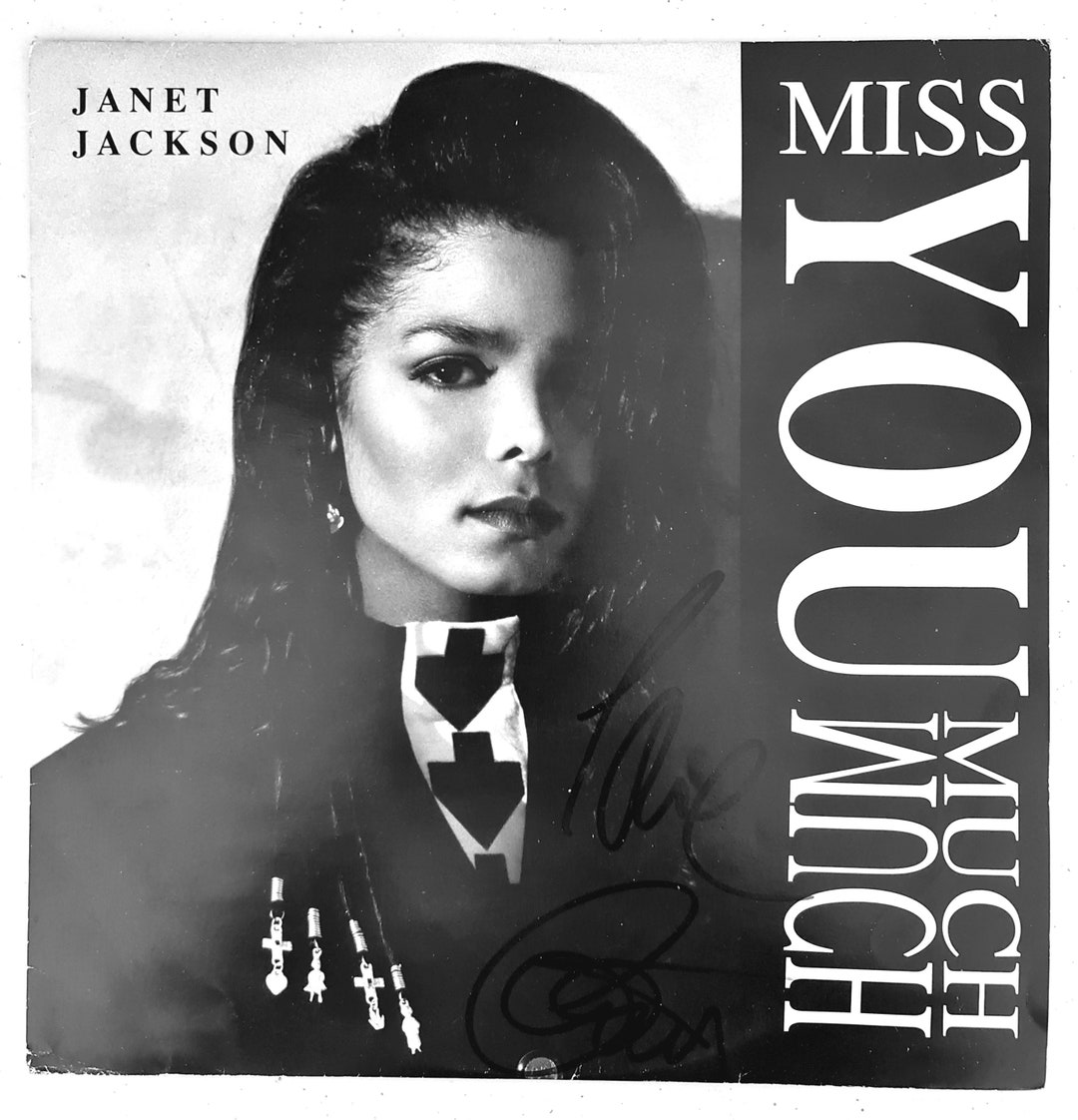 Janet Jackson 'miss You Much' Autographed COA #JJ63597 - Etsy