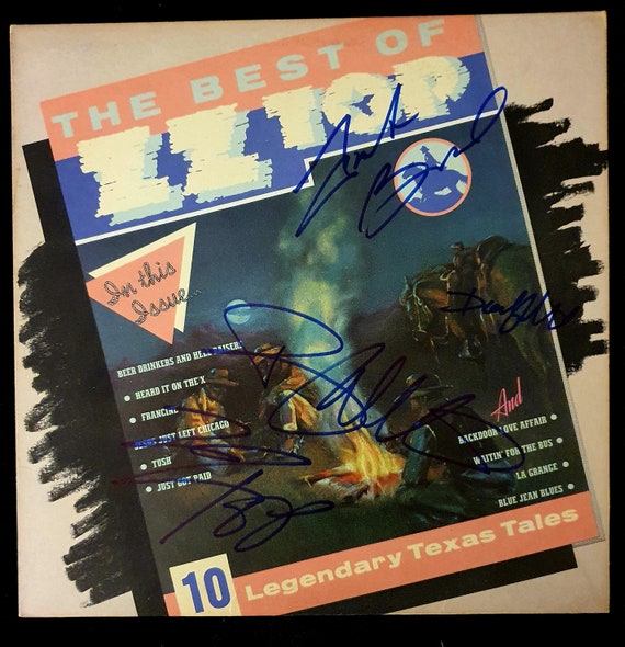 ZZ Top Autographed the Best of LP COA ZT64793 - Etsy