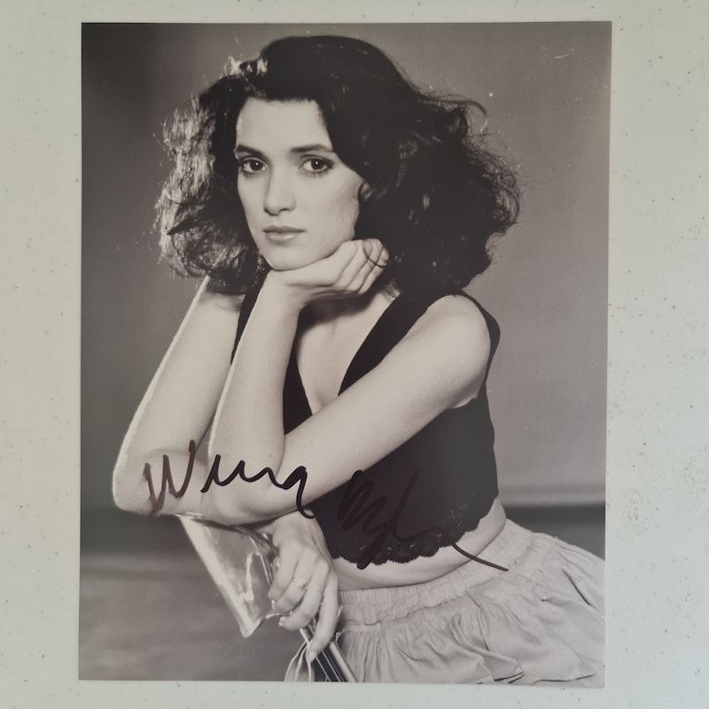 Winona Ryder Autograph - Etsy