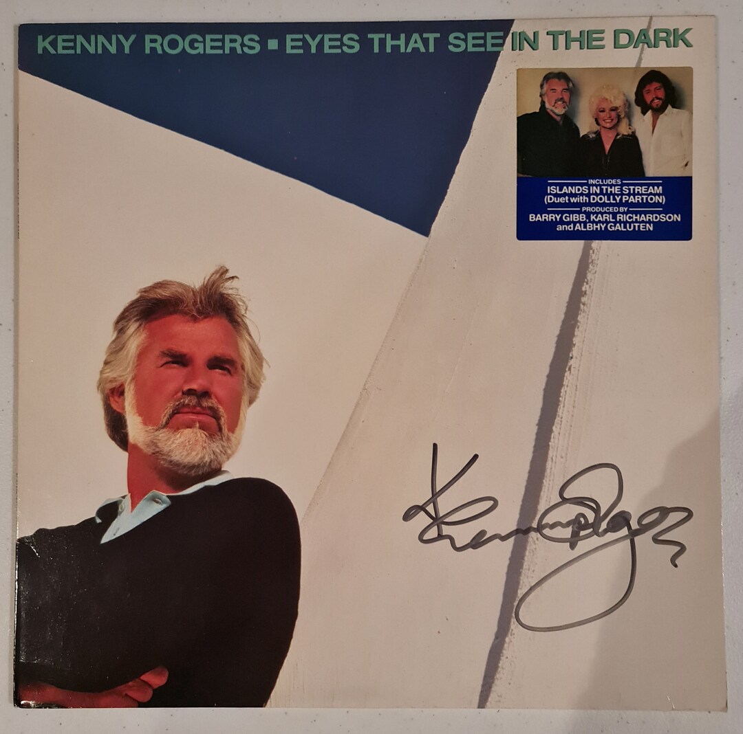 Kenny Rogers Autographed 'eyes That See' Album COA #KR66452 - Etsy