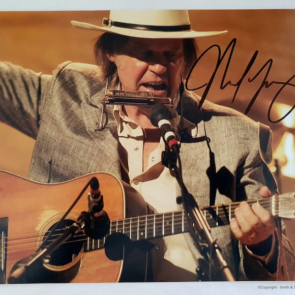 Neil Young Autograph - Etsy