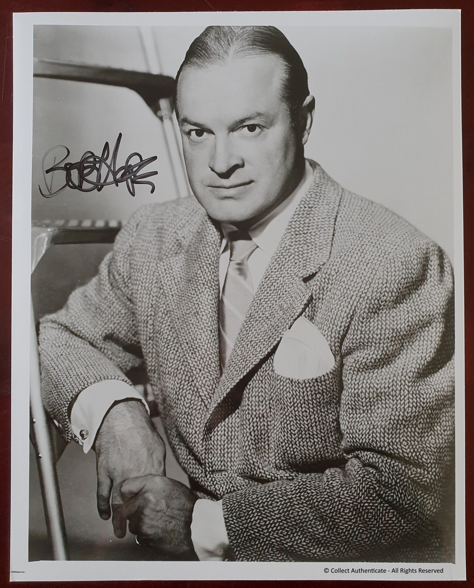 Bob Hope Autographed Glossy 8x10 Photo COA #BH56987 - Etsy