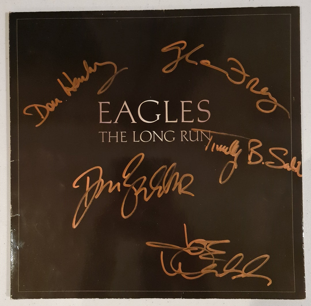 The Eagles Autographed 'the Long Run' Album COA TE87482 - Etsy