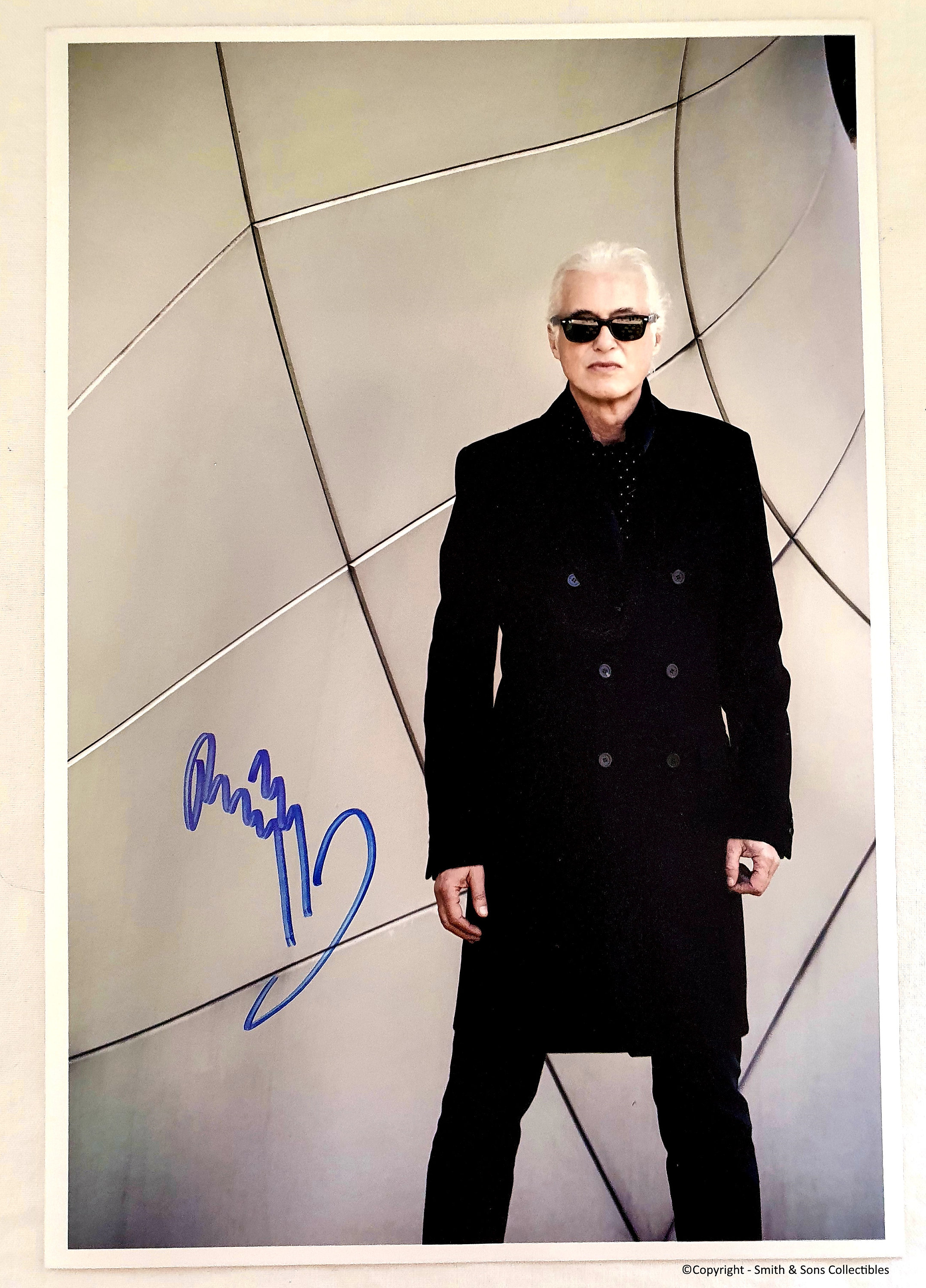 Jimmy Page Autographed Color 8x10 Photo COA #JP22358 - Etsy