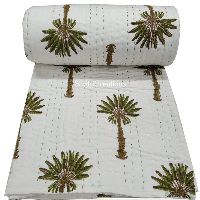 Palm Tree Comforter - Etsy