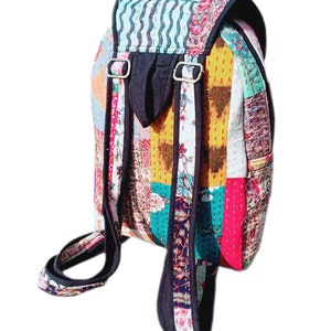 Indian Handmade Cotton Kantha Backpack Laptop Friendly Bag - Etsy