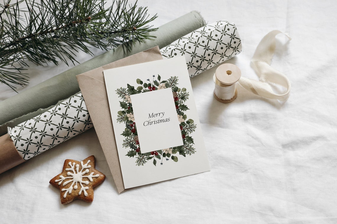 Winter Watercolor Frame Clipart Christmas Holiday Border - Etsy