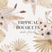 Watercolor Tropical Bouquets Clipart Wedding Boho Floral - Etsy