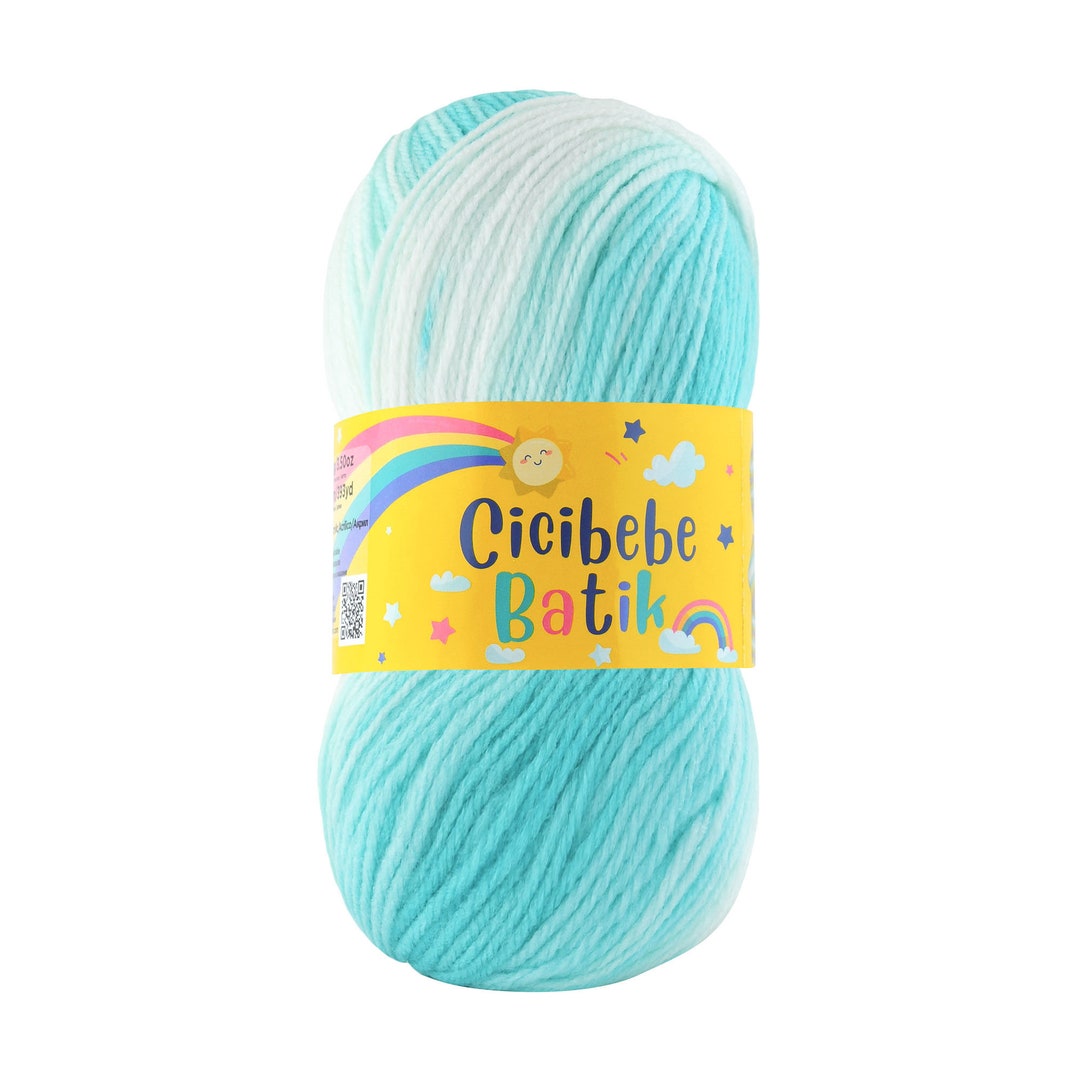 Baby Double Knitting Yarn, Super Soft, Self Striping Premium Acrylic ...