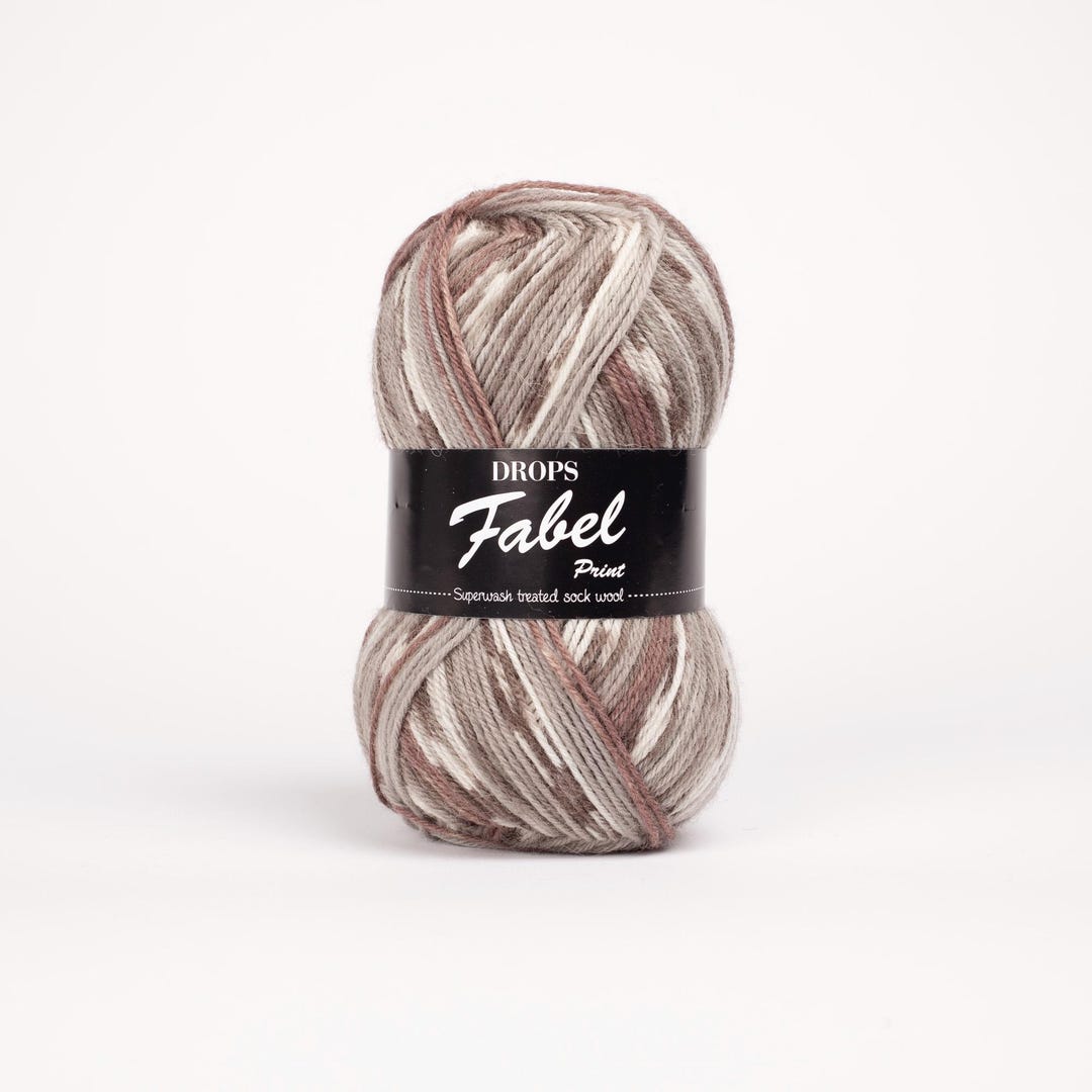 DROPS Fabel 4 Ply Superwash Sock Wool Knitting Yarn Crochet 50gr Ball ...
