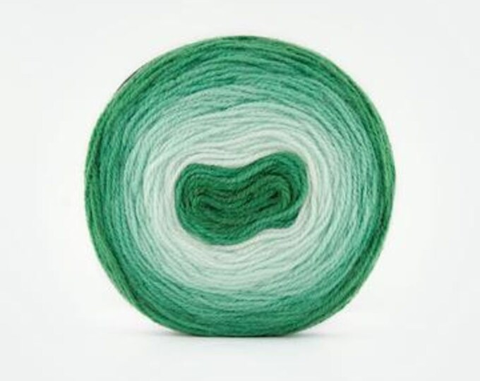 Cicibebe Cake, A Self Striping Double Knitting Green Yarn Cake Perfect ...