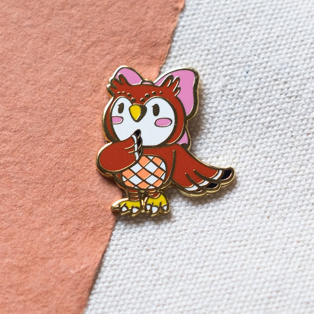 Celeste Animal Crossing Pins ACNH hard Enamel Pins, Brooch, Handmade - Etsy