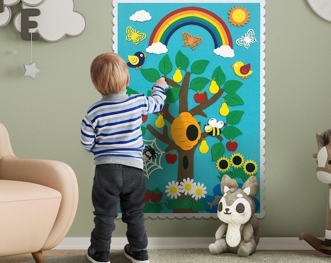 4 Seasons Felt Board Story Set, Teacher Resource, Learning Activity ...