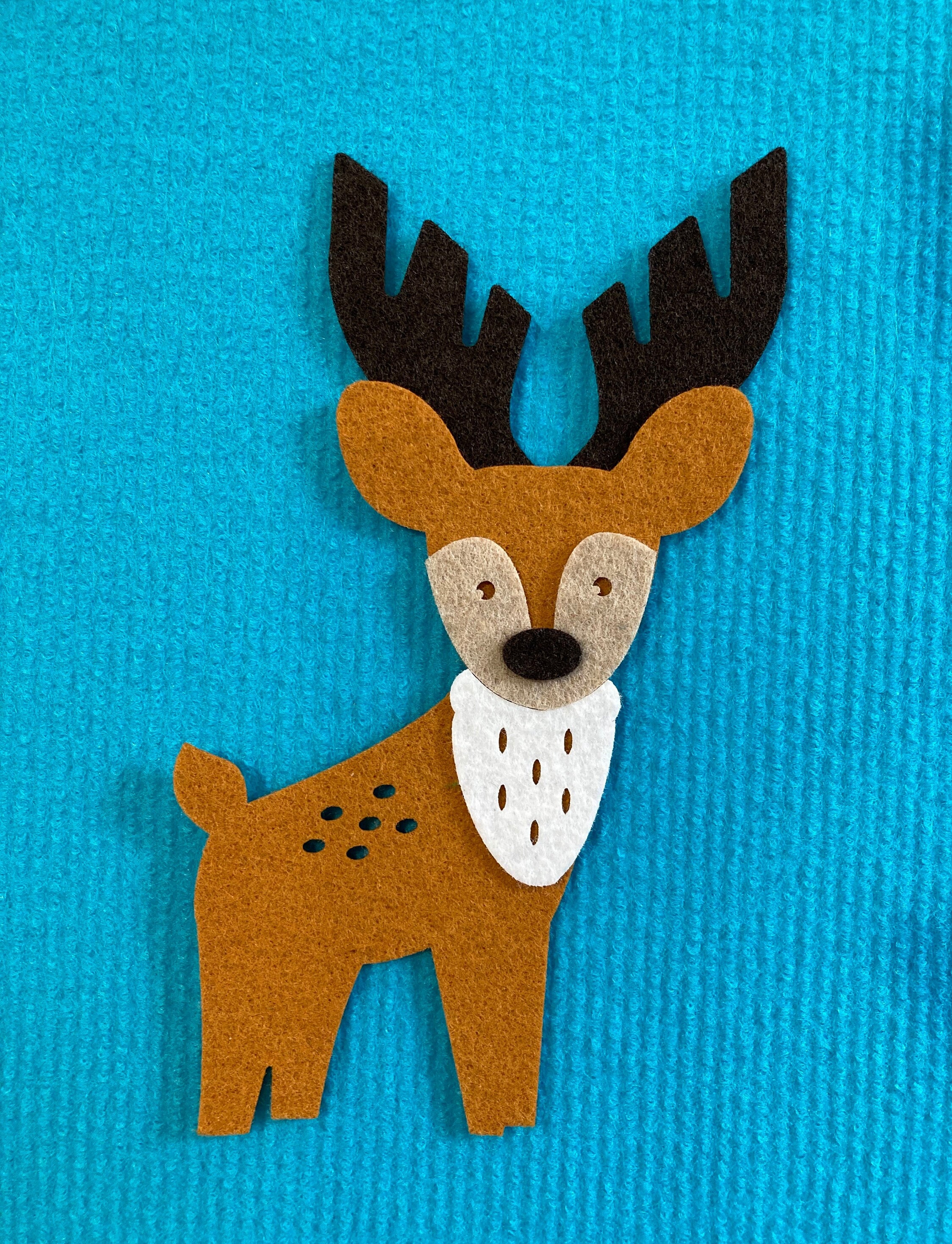 Forest Woodland Animals Toys Felt Board Stories With VELCRO®/ Badger ...