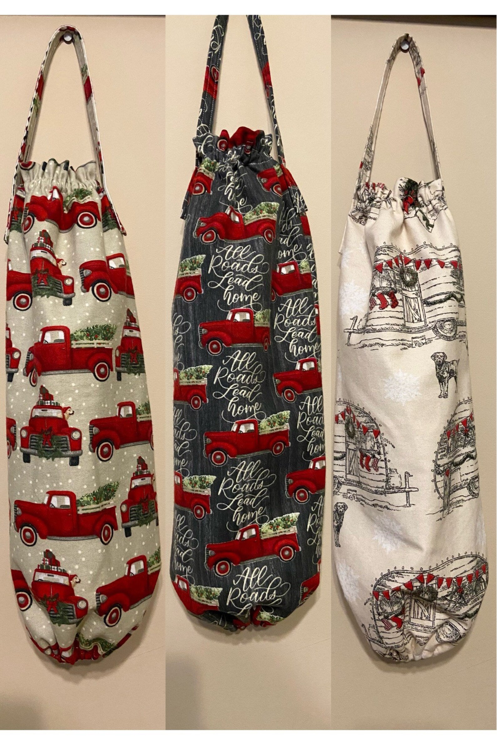 Plastic Bag Holder / Handmade Plastic Bag Organizer/ Grocery - Etsy