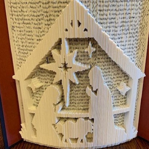 Holy Family Nativity: Book Folding Pattern Instruction DIY - Etsy Canada