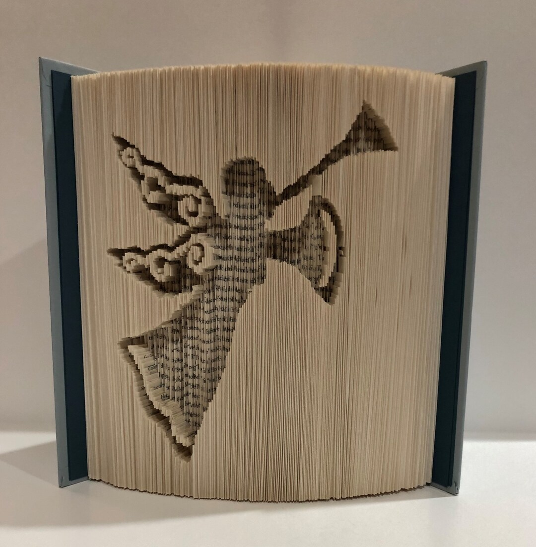 Angel Book Folding Pattern, Angel, Folded Book Pattern - Etsy