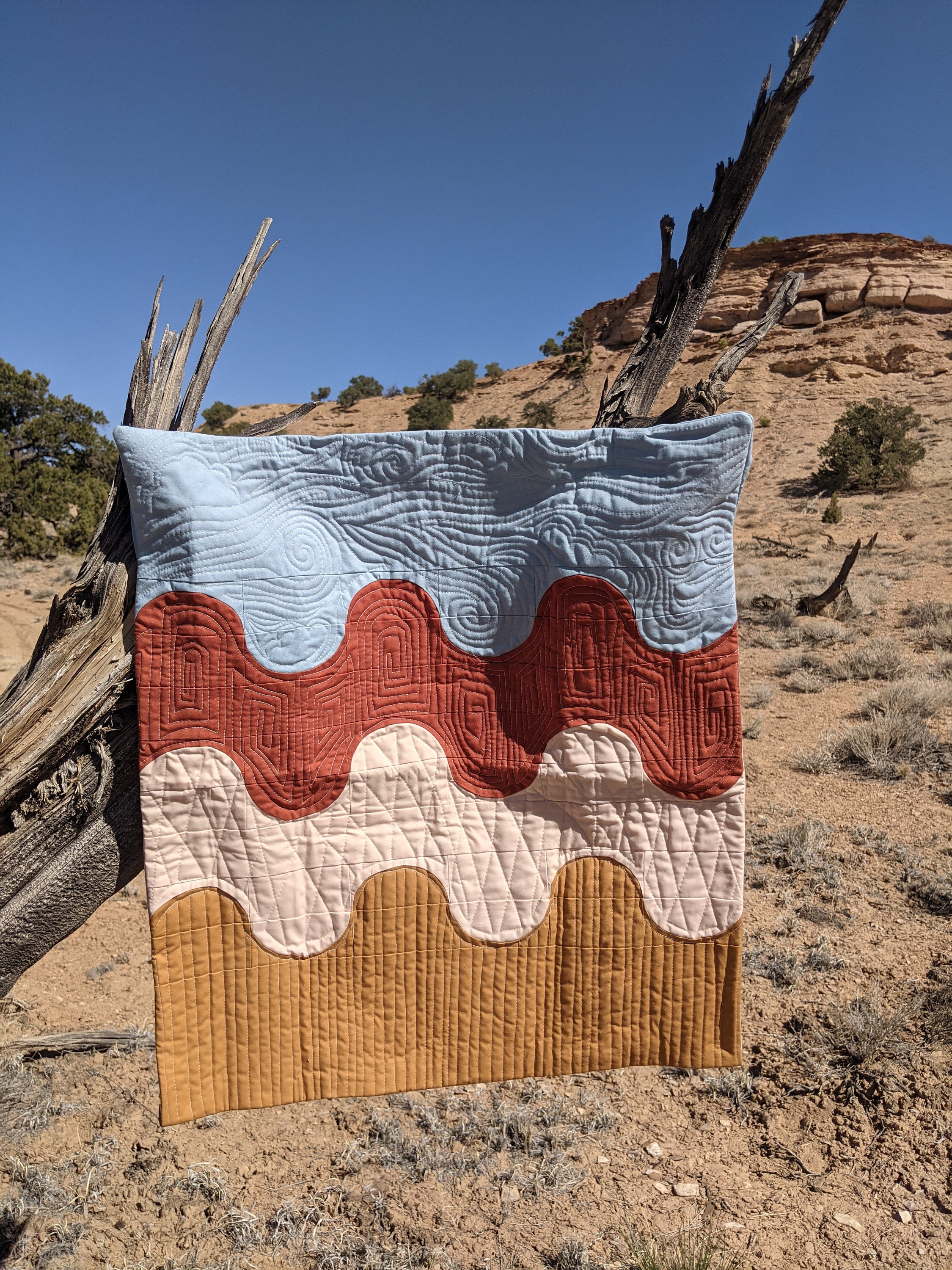 Desert Wave Quilt Pattern PDF Download - Etsy