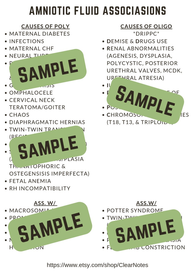 ARDMS Obstetrics Ultrasound Review Pt 2: Obgyn Board Exam Study Notes ...