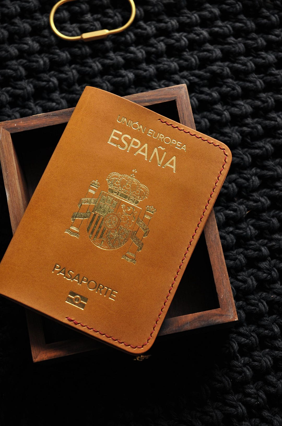 Leather Holder for Spanish Passport, Spain Passport, Gift for Treveler ...
