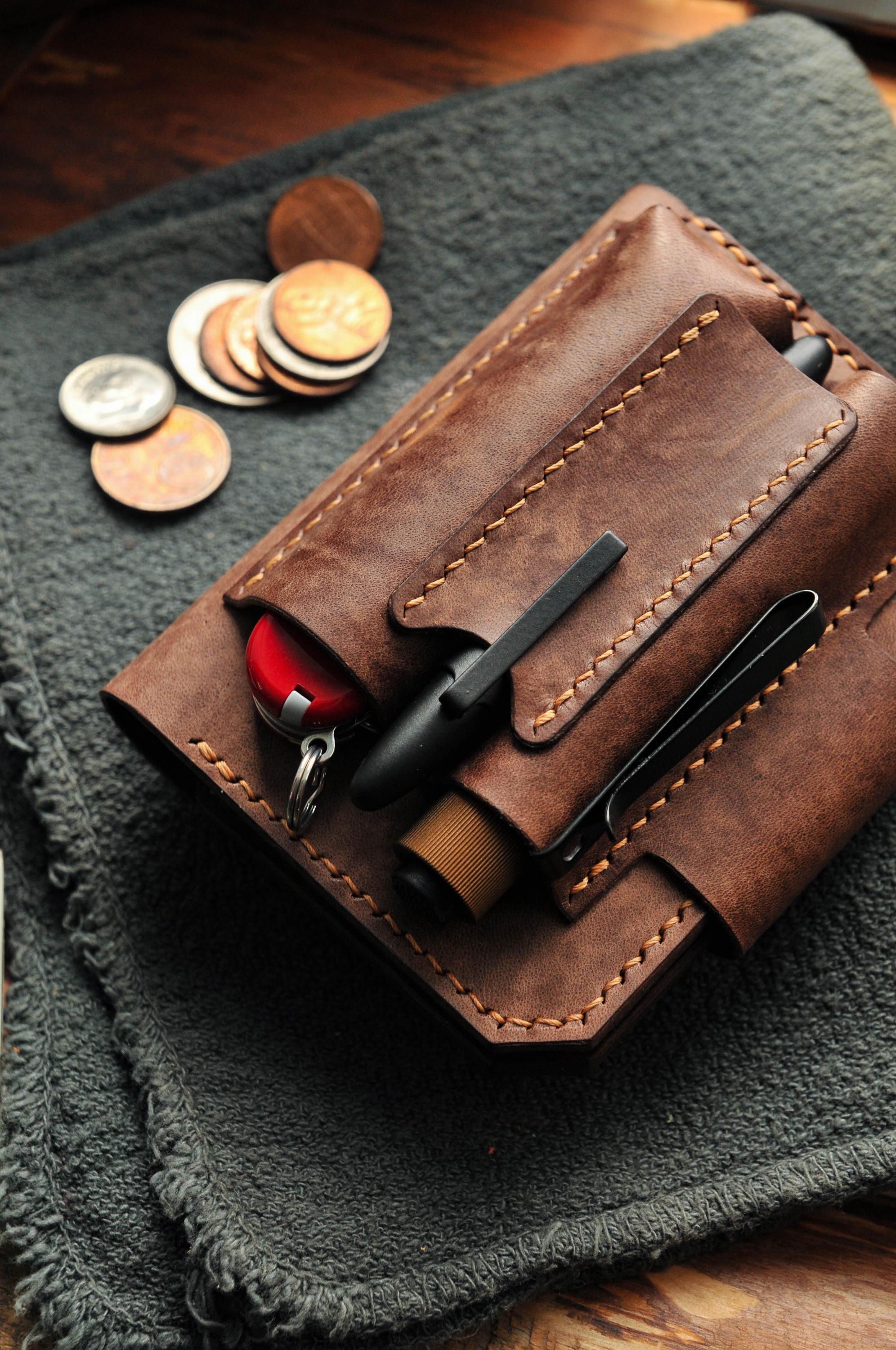EDC Wallet, EDC Pouch, EDC Organizer, Victorinox Spartan, Fisher Pen ...