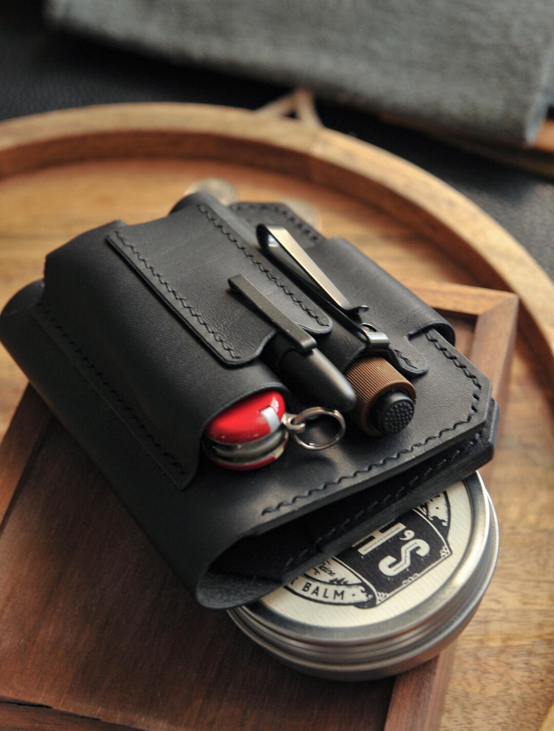 EDC Wallet, EDC Pouch, EDC Organizer, Victorinox Spartan, Fisher Pen ...