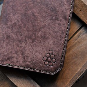 Сolorful Leather Wallet, Combined Colors Wallet, Minimalist Wallet ...