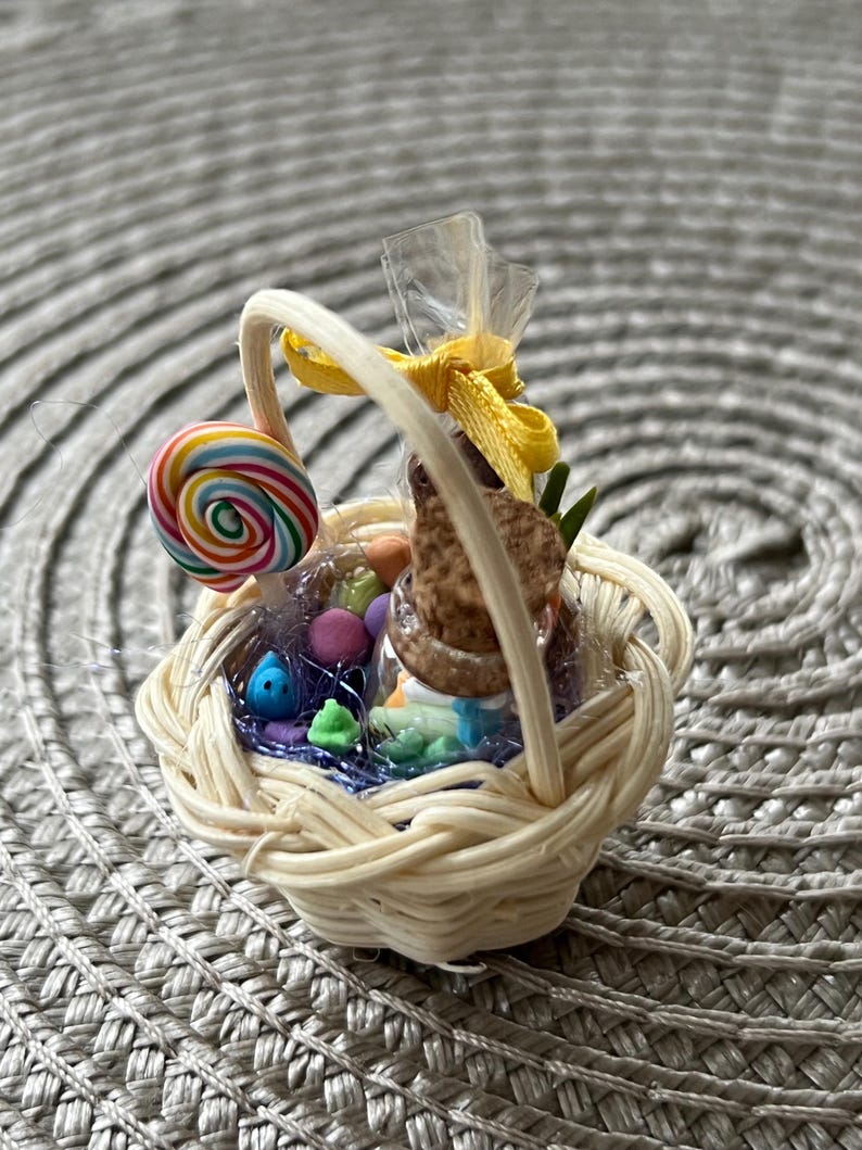 Miniature Easter Basket - Etsy