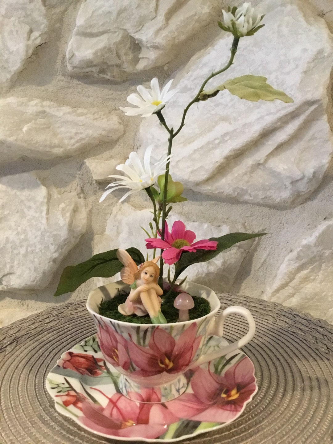 Sitting Fairy Teacup - Etsy