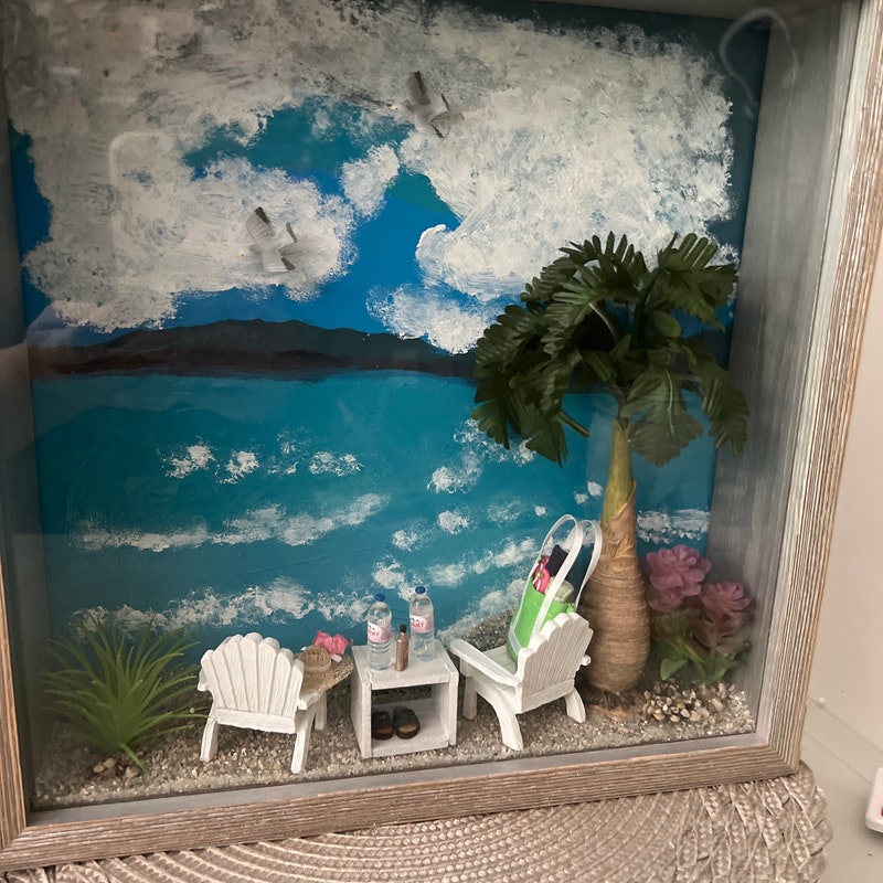 Shadow Box Beach - Etsy